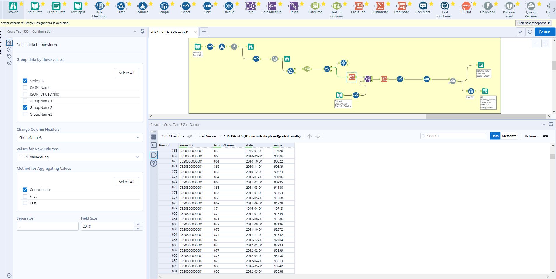 Solved: API Downloading and Transforming Data - Alteryx Community