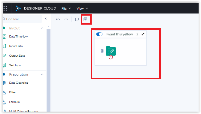 Container Background and Text Color - Alteryx Community