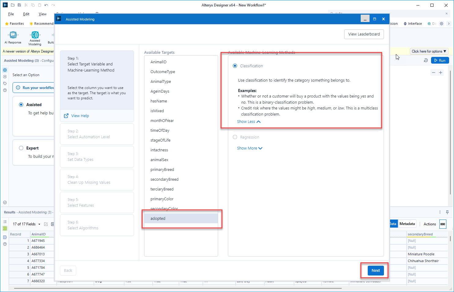 Solved: How to set target variable for Random Forest / Dec... - Alteryx Community
