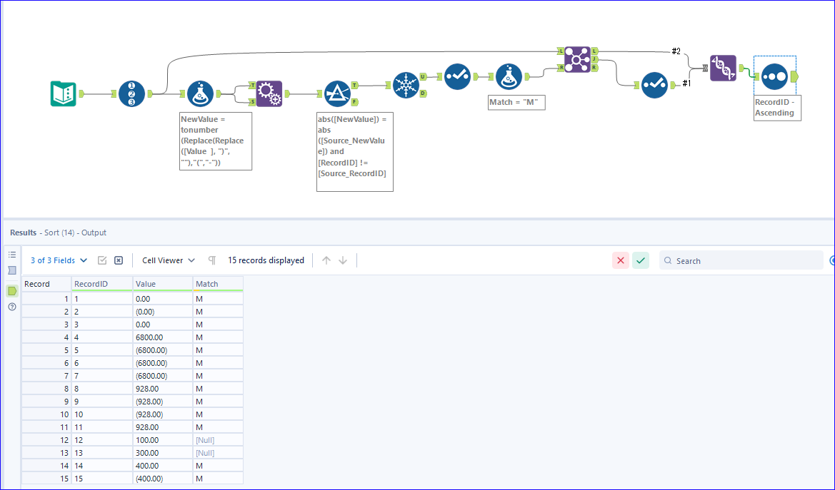 Solved: Look for value Within Column - Alteryx Community