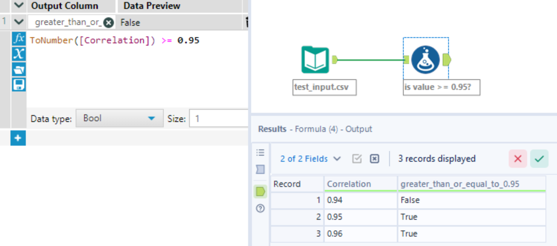 Solved: Unexpected result from greater than or equal to op... - Alteryx ...
