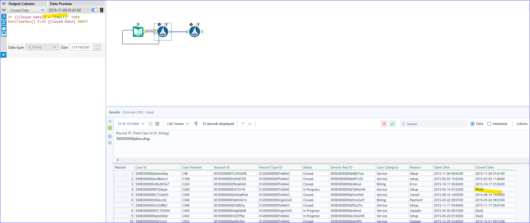Solved: Data Time Difference Error - Formula Error : "[Nu... - Alteryx Community