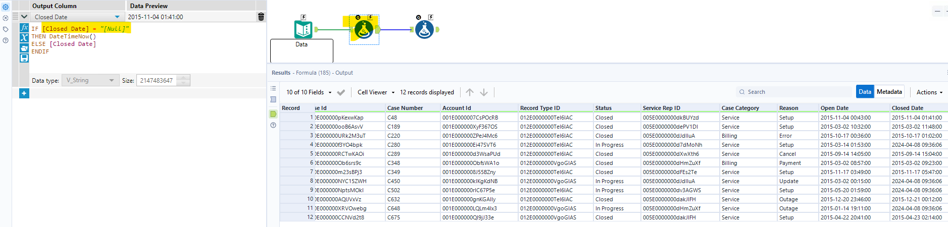 Solved: Data Time Difference Error - Formula Error : "[Nu... - Alteryx Community