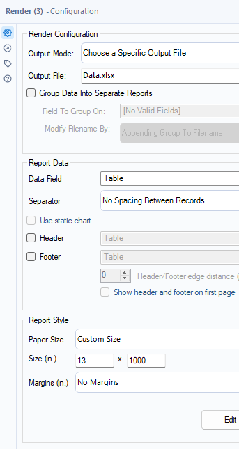 Alteryx Reporting Tools - Excel Render Not using F... - Alteryx Community