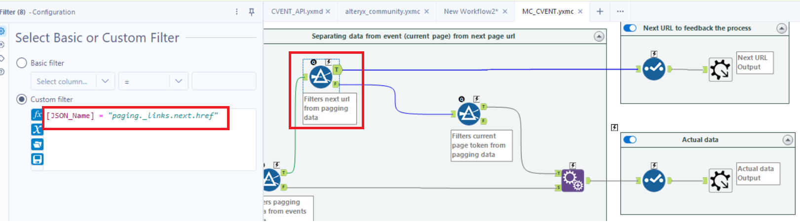 Solved: API and NextPage/nextCursor - Alteryx Community