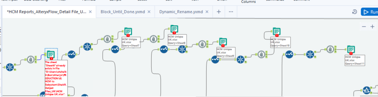 Solved: Error: The process cannot be access the file becau... - Alteryx Community