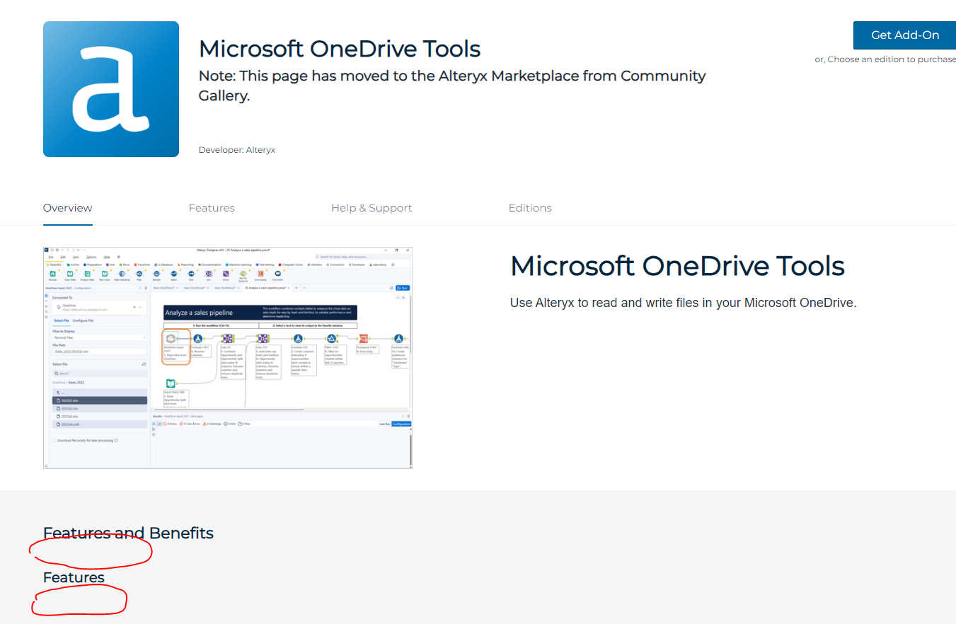 Directory or OneDrive input - Alteryx Community