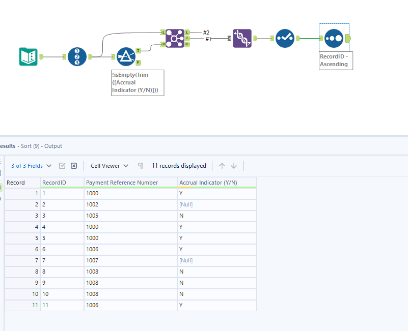 Apply Cell Value To Similar Rows Alteryx Community 