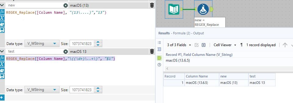 Regexreplace Question Alteryx Community 