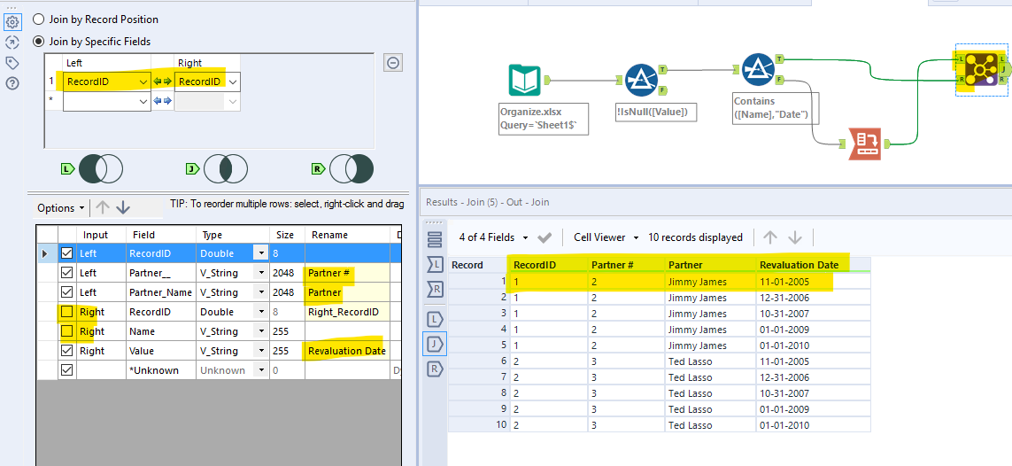 Solved Cross Tab Transform To Organize Data Alteryx Community