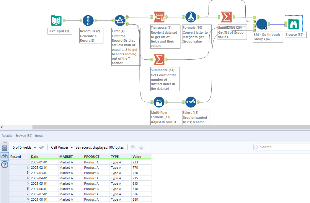 Need a Help in Building the Workflow for sample in... - Alteryx Community