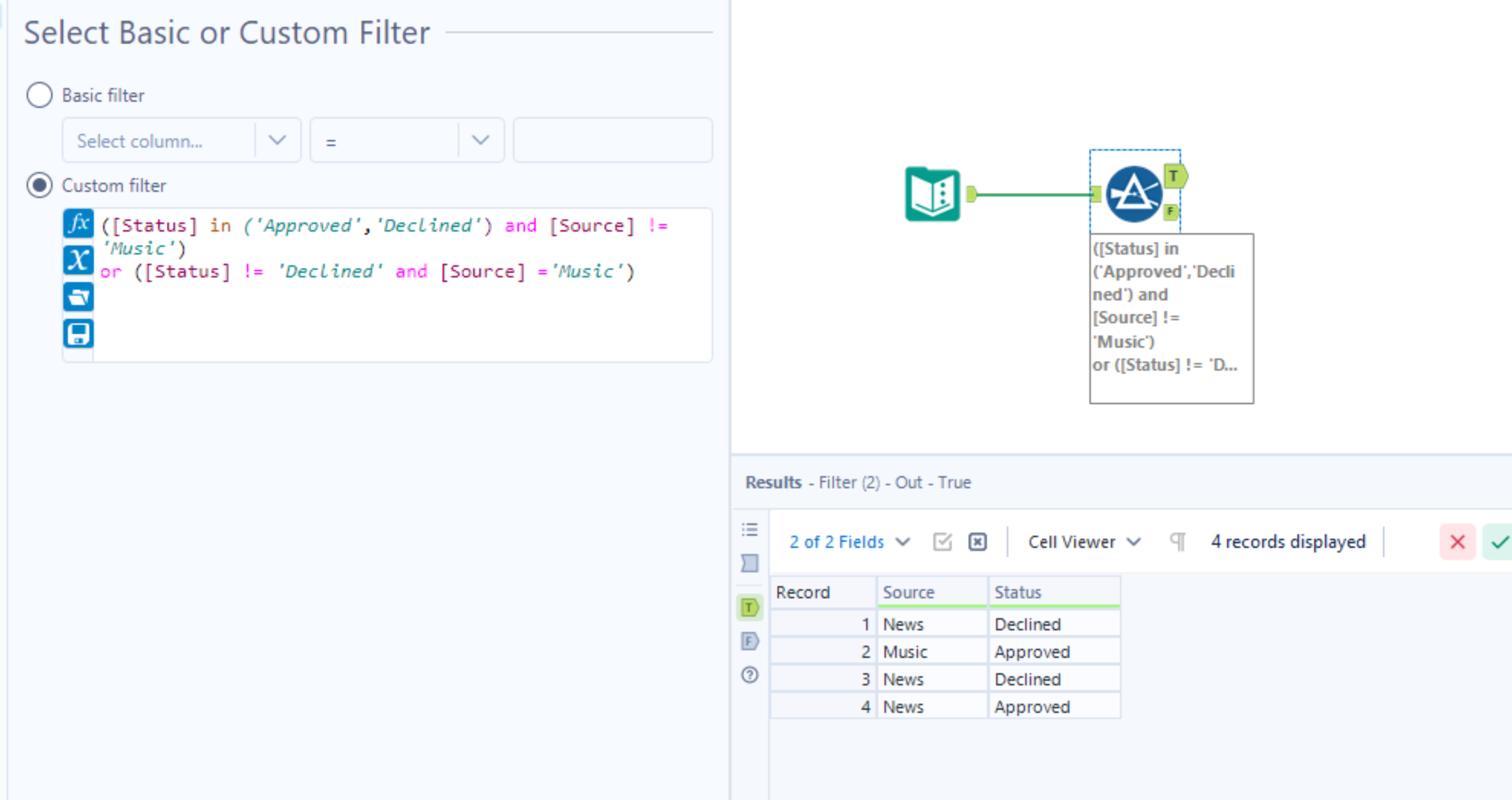 Solved Dynamic Filter Help Alteryx Community 