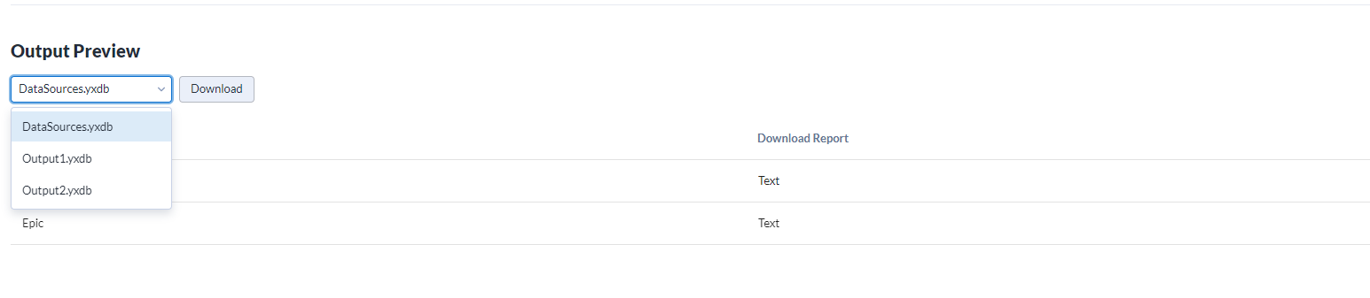 Edit/Change Output Preview in Server - Alteryx Community