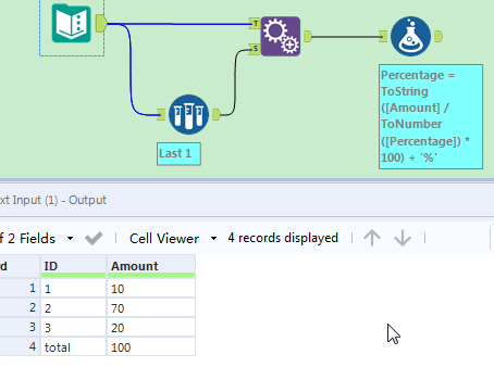 Solved: How can I calculate the value of the row and have ... - Alteryx Community