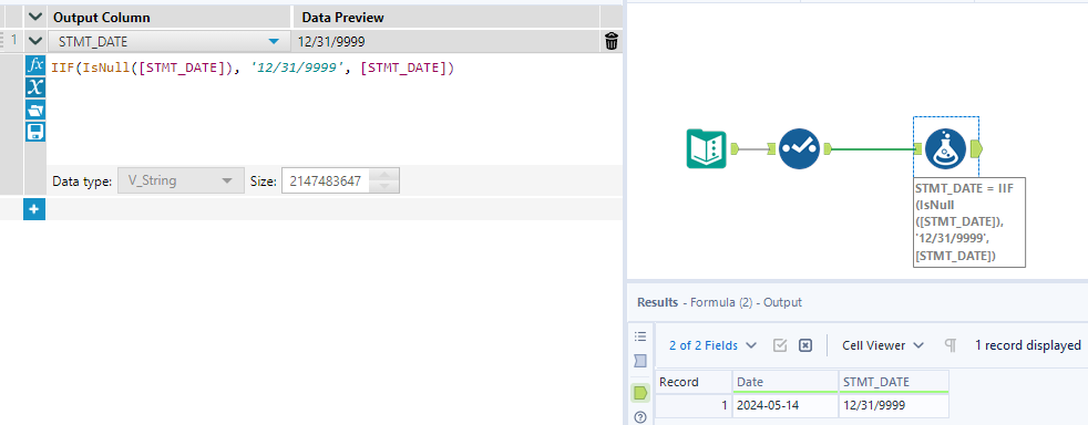 Formula To Populate Null Rows With Specific Output Alteryx Community