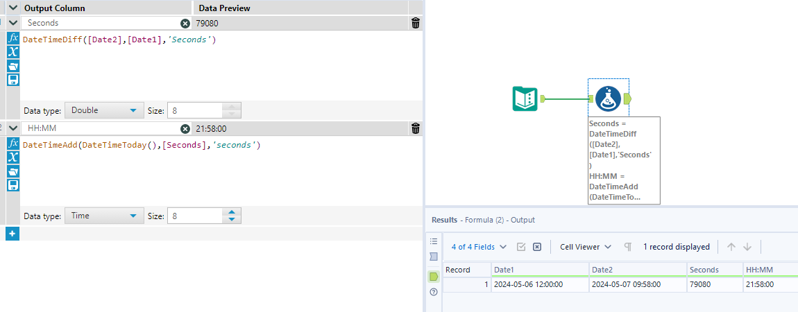 Difference between datetime values - Alteryx Community