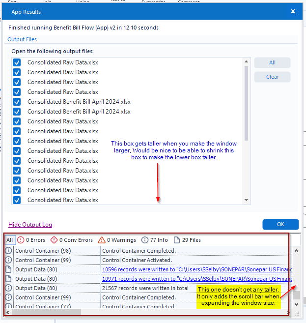 Increase Clicking Area for Results Window Resize - Alteryx Community