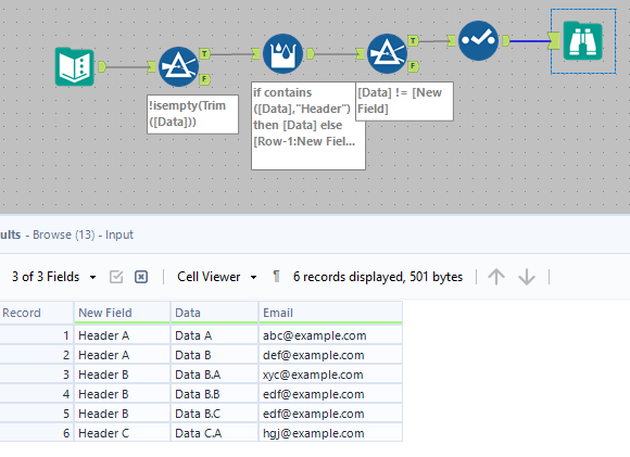 Solved: Formatting and cleansing raw data - Alteryx Community