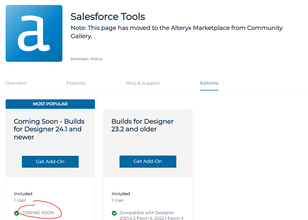 Alteryx Connectors and Tools for 24.1 - Alteryx Community