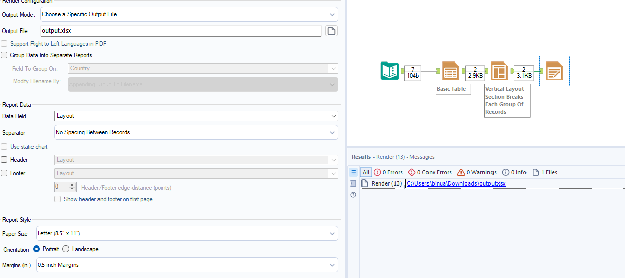 Solved Multiple Render Tool Outputs In To Single Workbook Alteryx Community