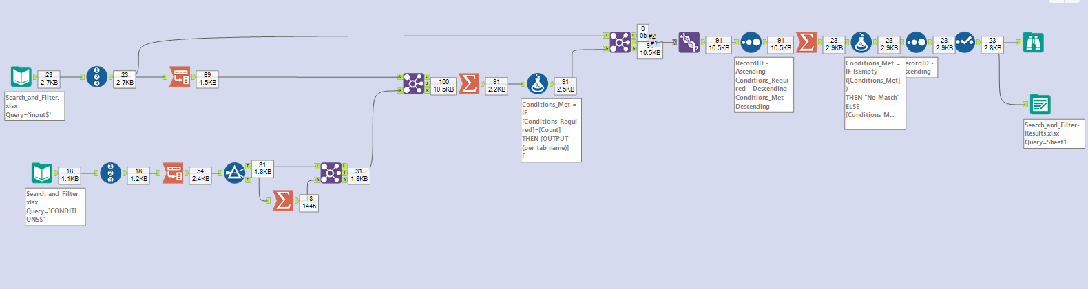 Solved: Find 2 values in each Line regardless of column na... - Alteryx ...