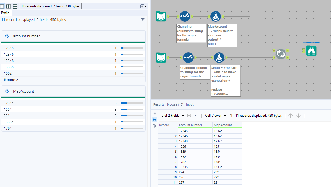 Dynamic Mapping Account Number - Alteryx Community