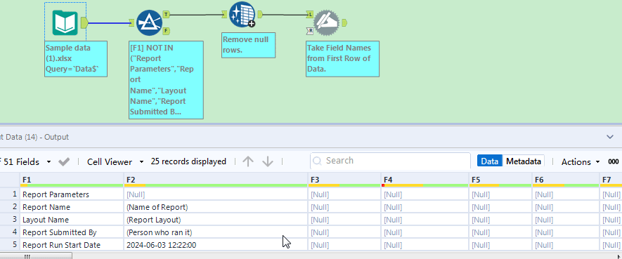 Excel Import where the starting row changes - Alteryx Community