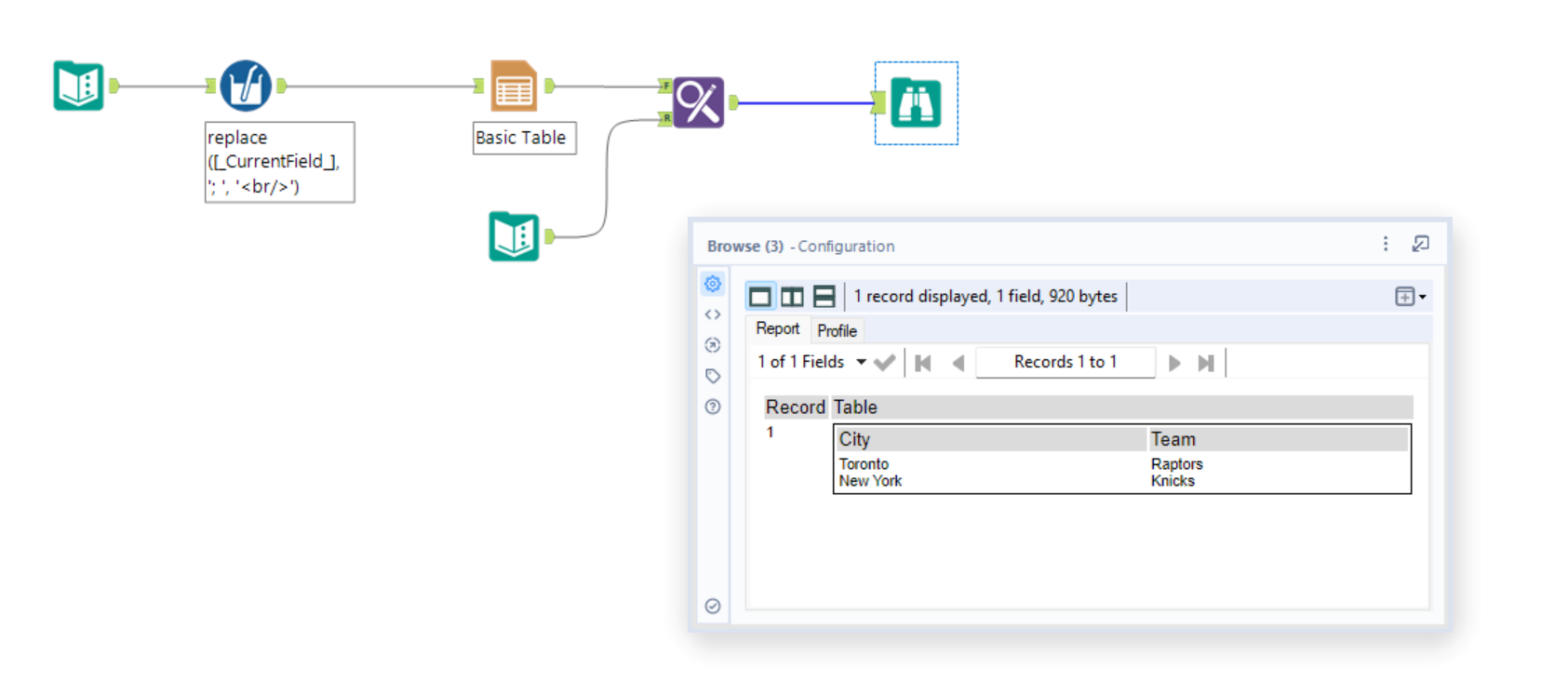 How to create a new line(not row) in a table - Alteryx Community