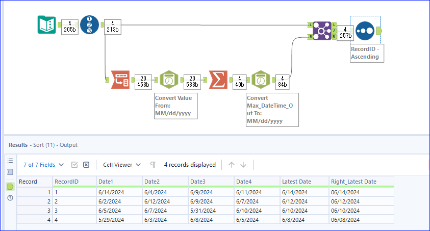 Find Latest Date Between The Columns Alteryx Community