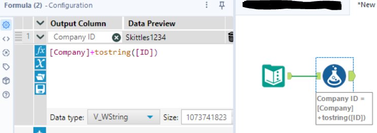 Prefix a column with a word - Alteryx Community
