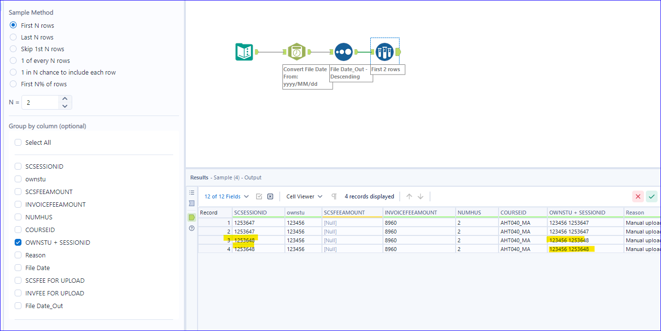 Solved Record With The Latest Date To Be Returned Alteryx Community 