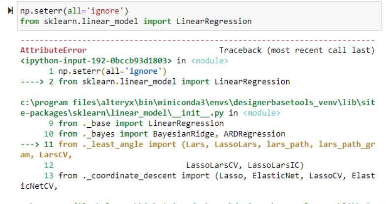 Parquet Data - module 'numpy' has no attribute 'bo... - Alteryx Community