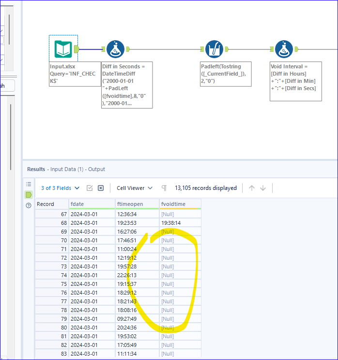 Solved: How to calculate the time difference between two t... - Alteryx Community