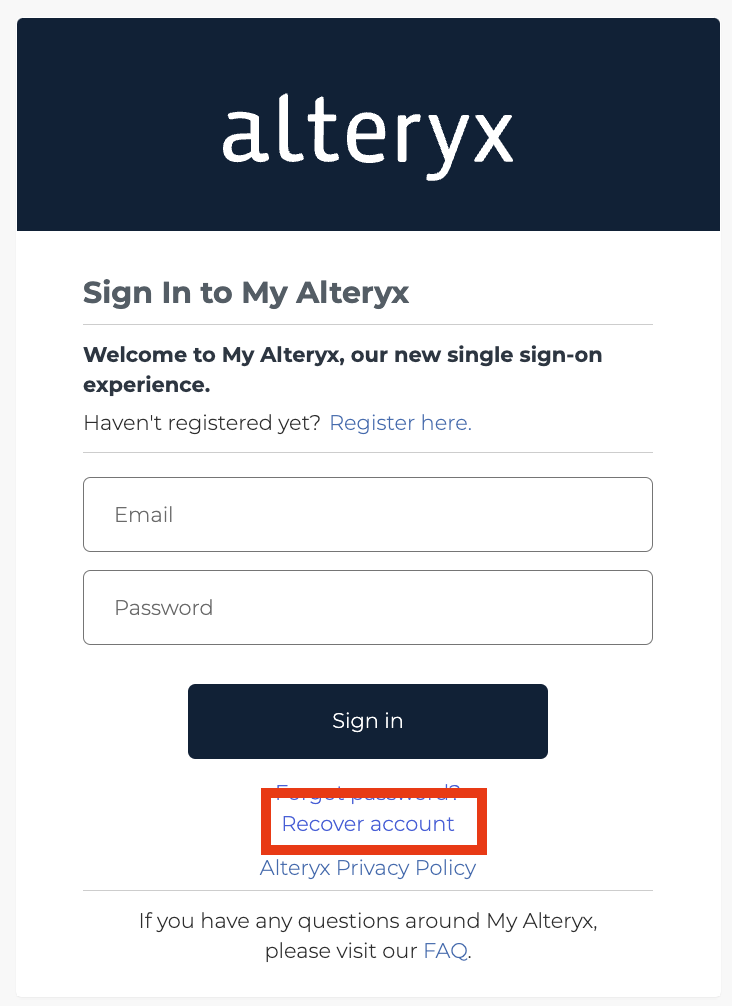 My Alteryx - Single Sign-On FAQ - Alteryx Community