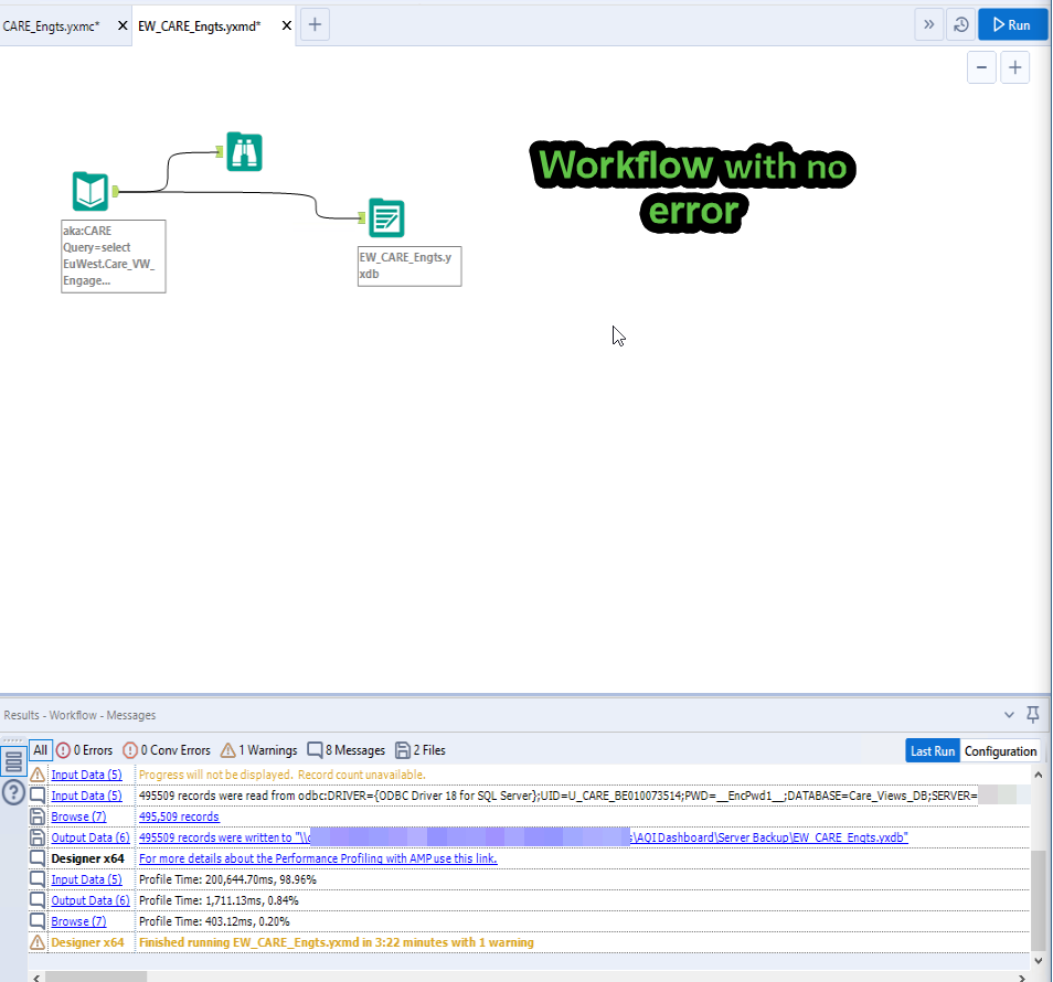 How to rerun workflow after "transient" connection... - Alteryx Community