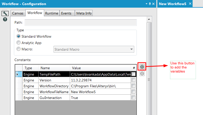 Solved: Variables or parameters - Alteryx Community