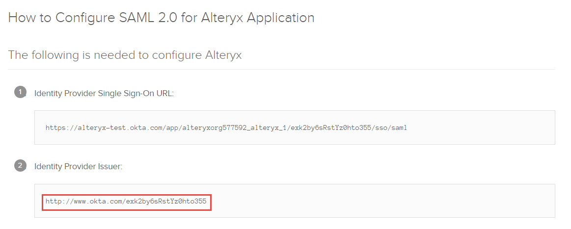 Configurar SAML no Alteryx Server para Okta - Alteryx Community