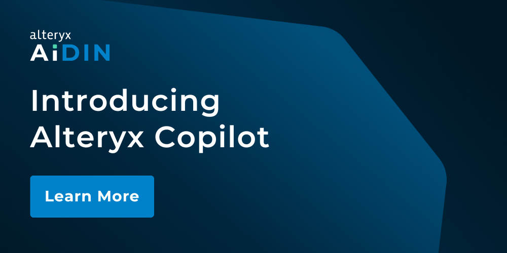 Introducing Alteryx Copilot - Alteryx Community