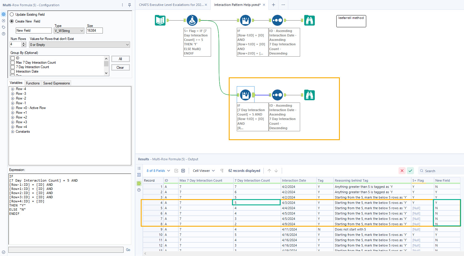 Help with Multi-Row Formula Tool - Alteryx Community
