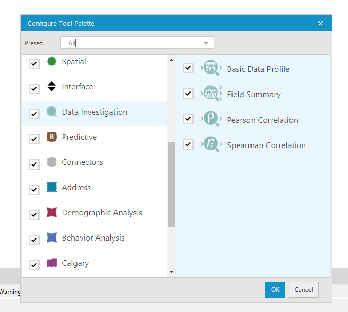 Solved: Scatterplot tool (and others) disappeared after in... - Alteryx Community