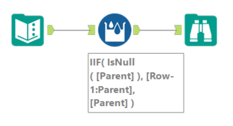 Solved: How to replace null value with previous row data - Alteryx Community