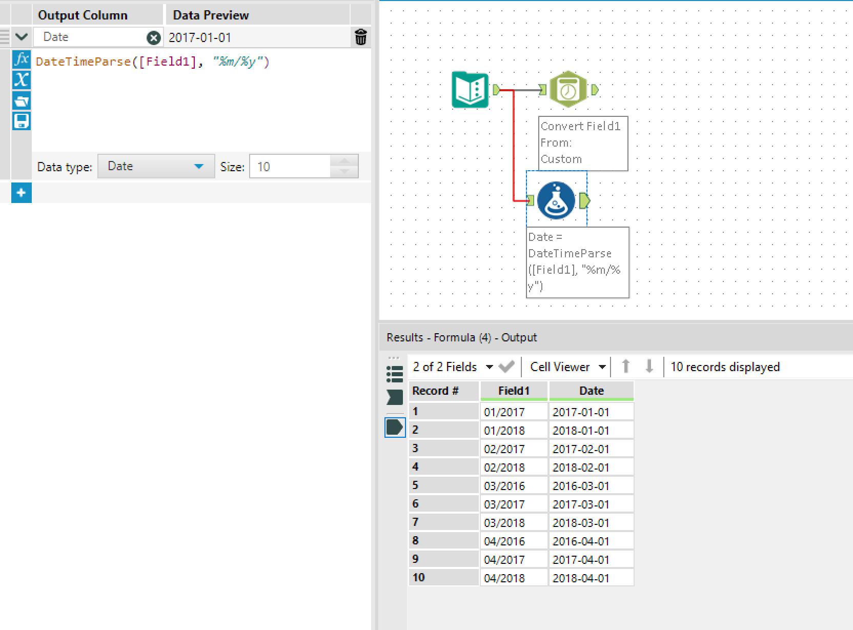 Solved: datetime issue in MM-YYYY format - Alteryx Community