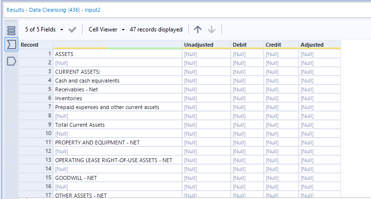Solved: Add Spacer Row to Table Output - Alteryx Community