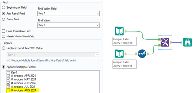 Solved: Find and replace: append unknown or dynamic fields - Alteryx Community