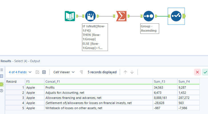 Merge rows from same column - Alteryx Community
