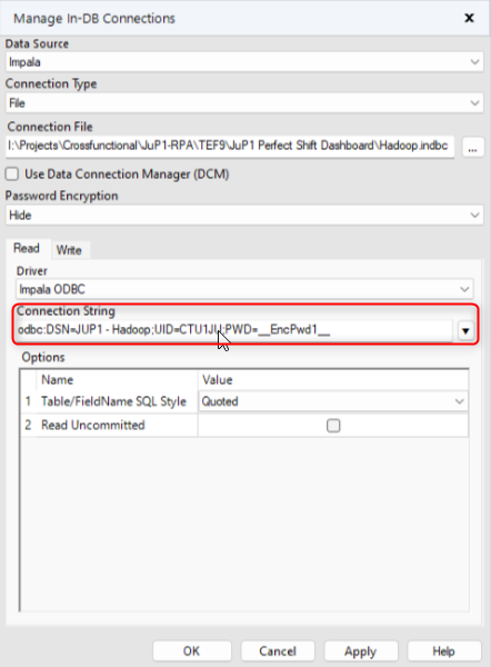 Connection to Impala Database in Server - Alteryx Community