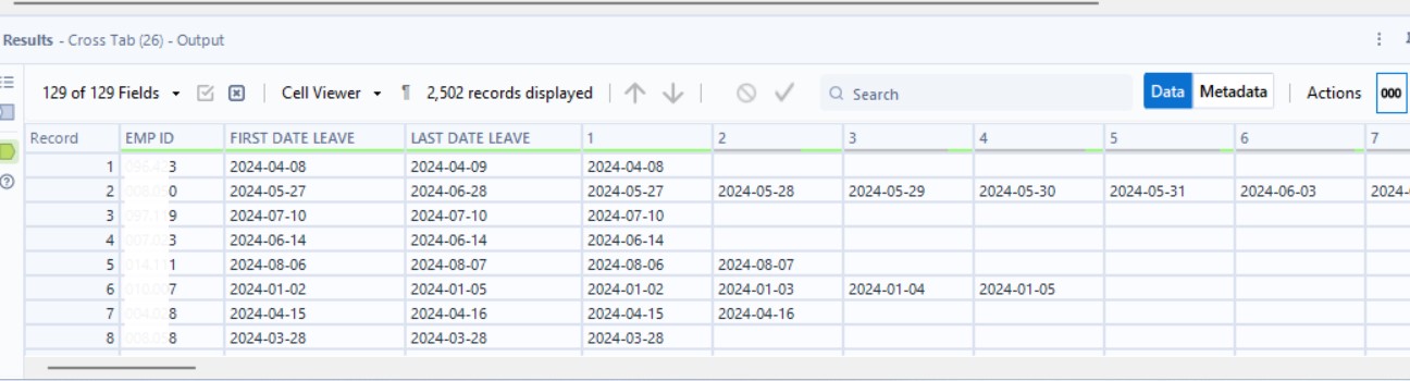 Solved: Date Sequence in Column - Alteryx Community