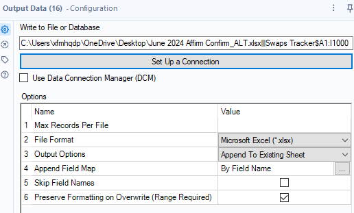 Solved: Preserve Formatting on Output - Alteryx Community