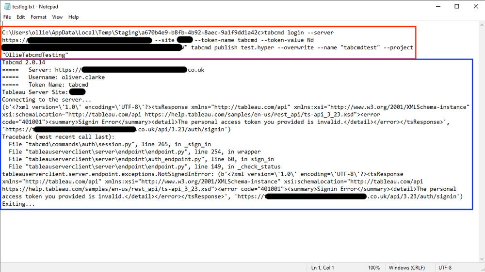 Error Debugging With the Run Command Tool - Alteryx Community
