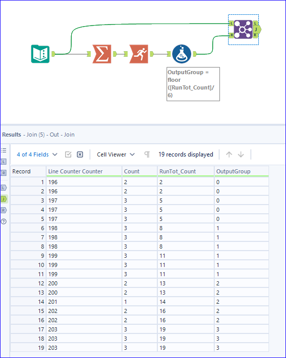 Solved Divide The Row Count By A Column In Excel Alteryx Community